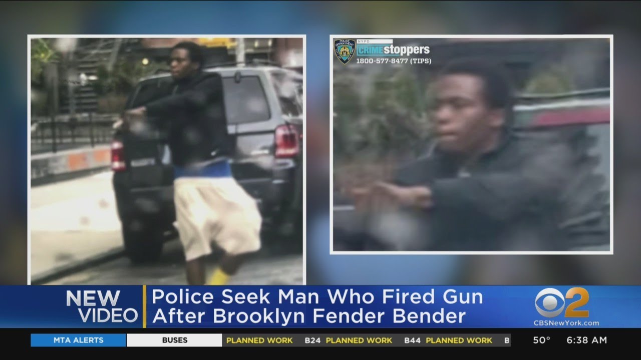 Video: Suspect Pulls Gun, Opens Fire After Brooklyn Fender-Bender - YouTube