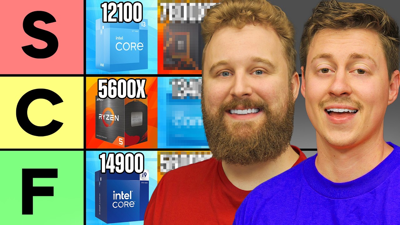 The BEST CPU Tier List 2024 - YouTube