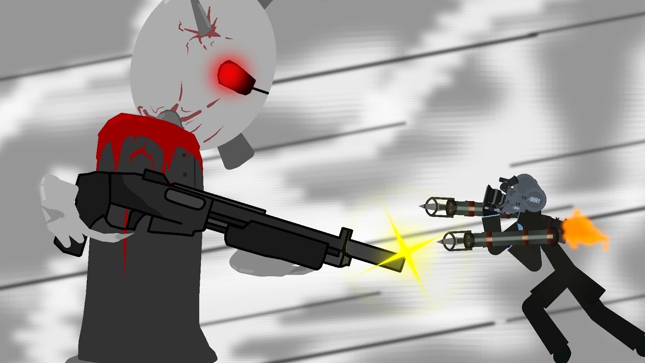 Mag Agent Torture vs Large Cameraman(RPG) | Stick Nodes Animation # ...