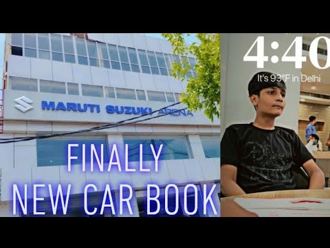 Finally booked a new car and went to Maruti Suzuki showroom. /new car ...