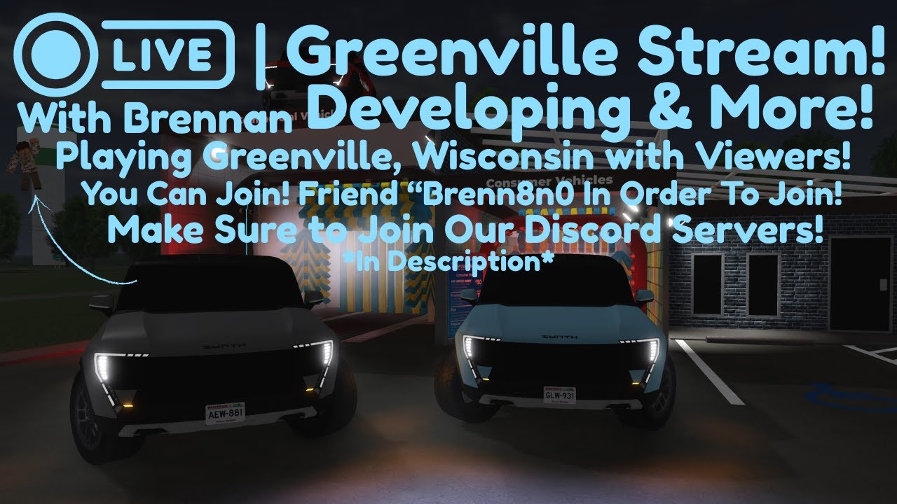 🔴 LIVE: Greenville, Developing & More! | Playing with Viewers! | Roblox - YouTube