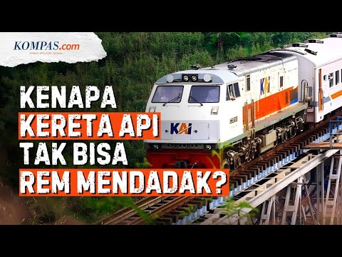 Cara Kerja Lokomotif Kereta Api dan Kenapa Tidak Bisa Rem Mendadak?