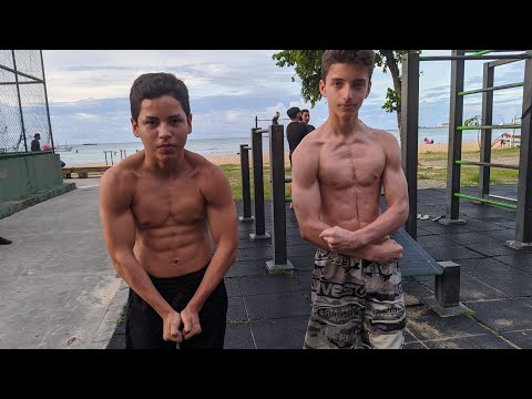 13 Anos no Shape - Quem faz mais Flexões?