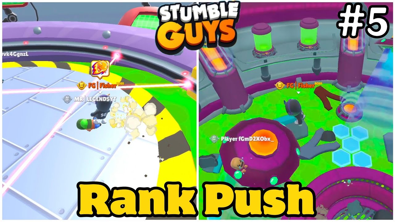 Stumble Guys Rank Push| Stumble Guys Gameplay| S8 Day 05| Fisher Gaming ...
