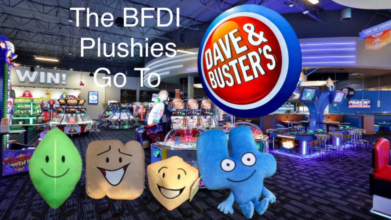 The BFDI Plushies Go To Dave and Busters - YouTube