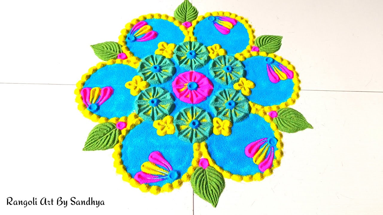 Shree Ram Special Rangoli🚩🌹 Easy Rangoli Designs For Shree Ram 🌹22 ...