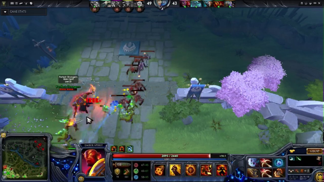 Dota 2 defend base - YouTube
