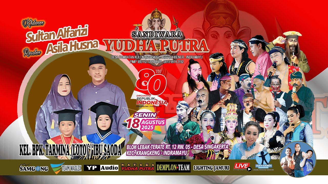 Ajian Sastra Jendra Wahyu Ningrat - Live Malam SANDIWARA YUDHA PUTRA ...