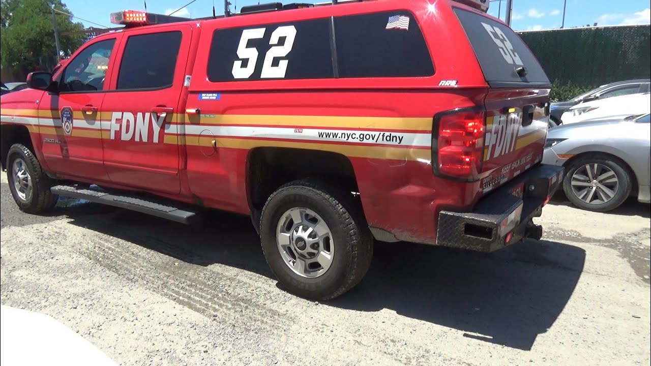 FDNY Engine 316 & Battalion 52 taking up from a 10-75 All Hands Fire ...