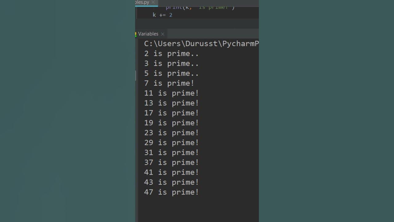 How to generate infinite prime numbers in Python #Shorts - YouTube