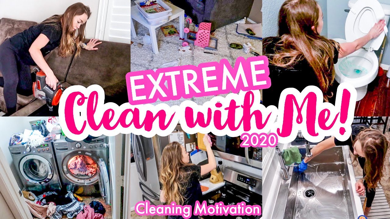 2020 EXTREME CLEAN WITH ME | TONS OF CLEANING MOTIVATION | CLEAN UP ...