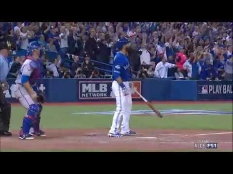 Jose Bautista Had an Epic Bat Flip Against the Rangers - YouTube
