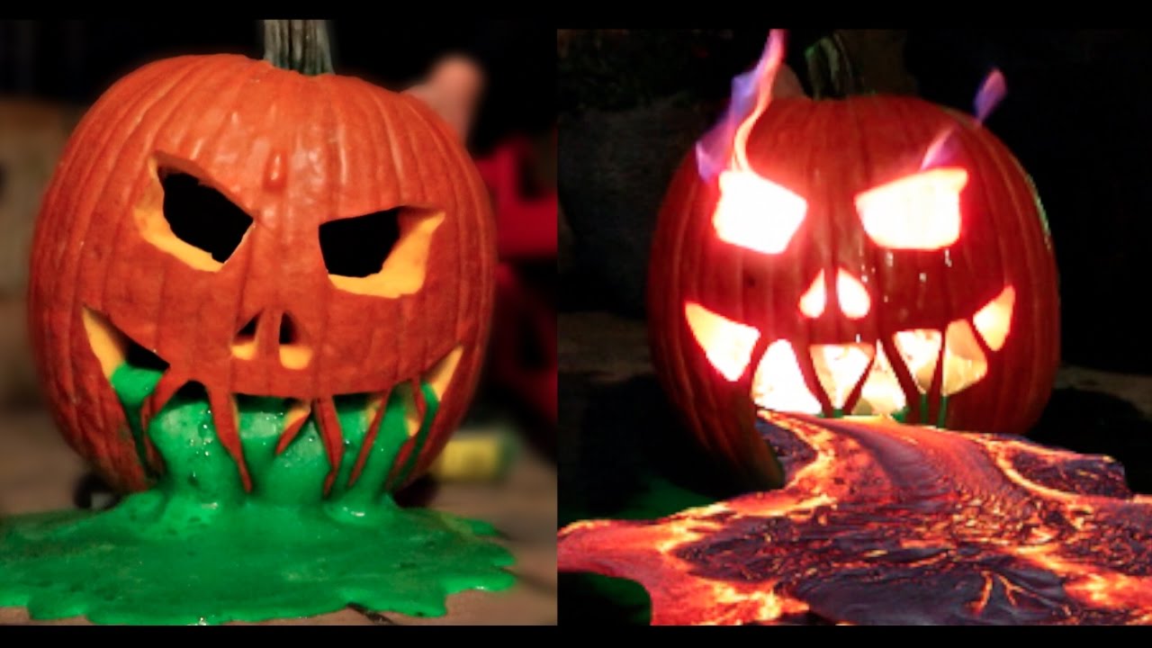 EXTREME DIY FIRE PUKING PUMPKIN (DANGER ALERT) - YouTube