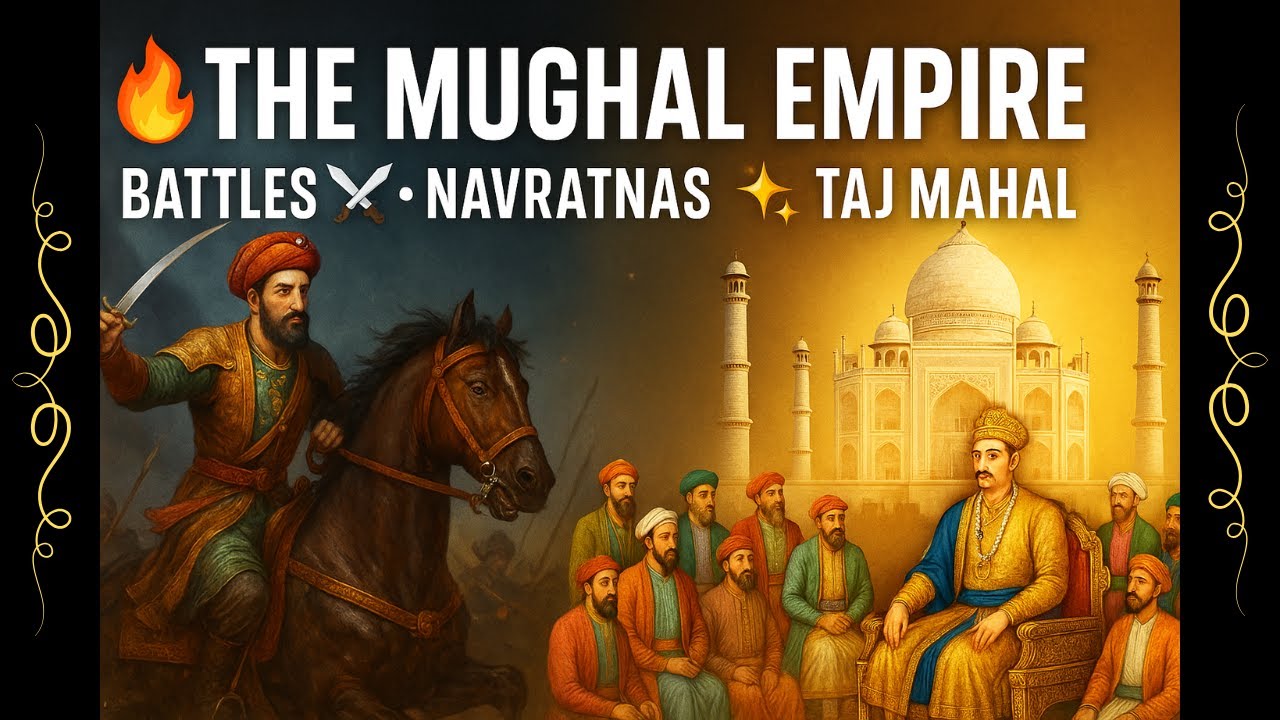 📜 Mughals in India: Gunpowder, Glory & the Taj Mahal 🕌💥 - YouTube