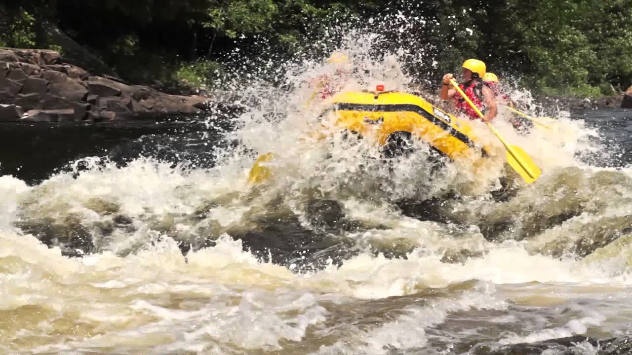 HD - Rafting Nouveau Monde - Rivière Rouge - New World Rafting - YouTube