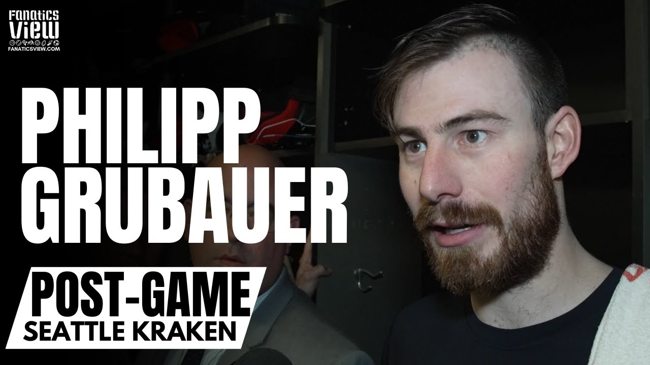 Philipp Grubauer Reacts to Seattle Kraken Upsetting Colorado Avalanche ...