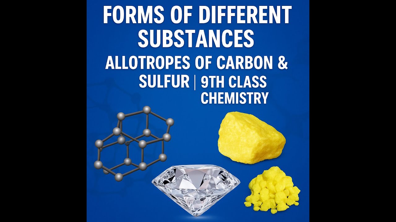 "What Are Allotropes? | Forms of Carbon and Sulfur | 9th Class ...