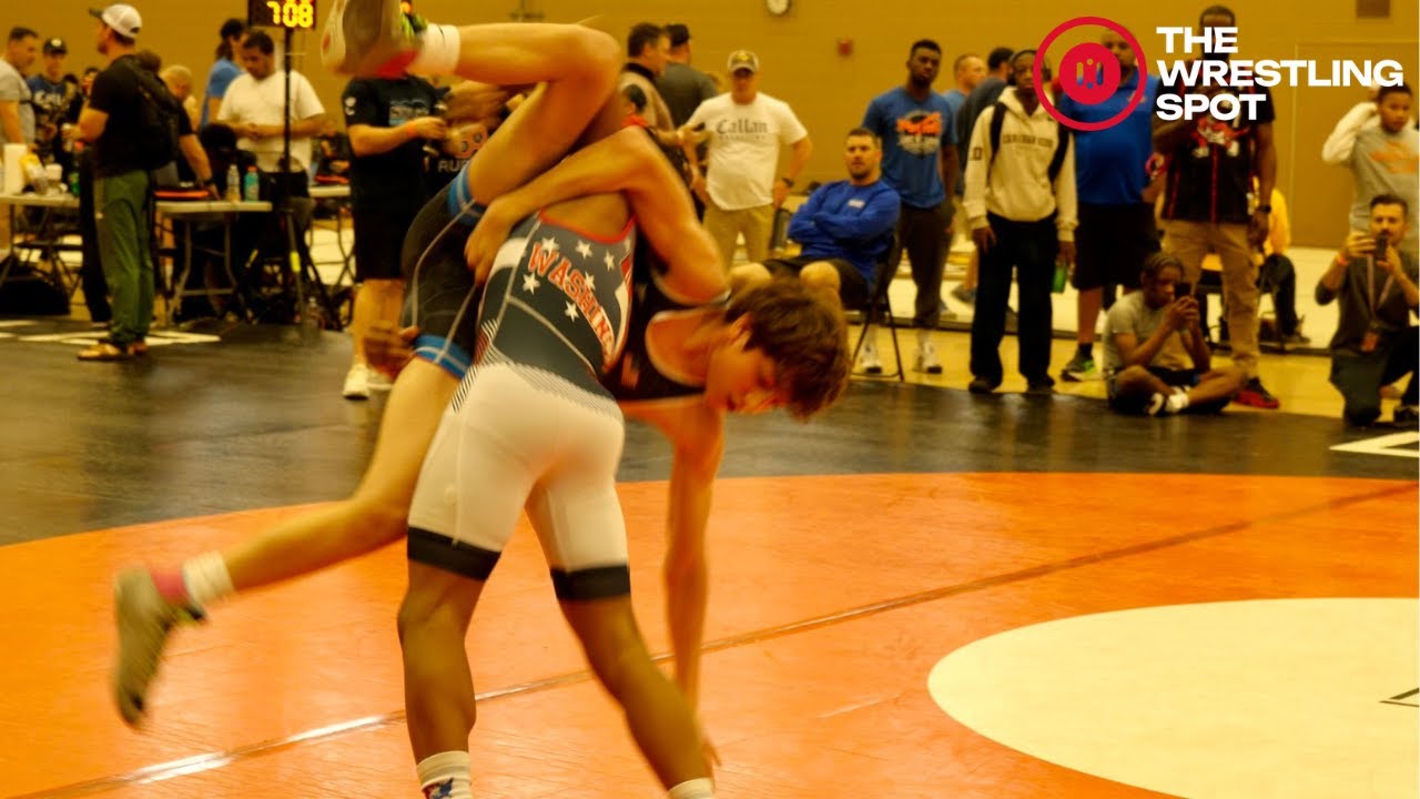 Dino Adamo of The Wrestling Academy [B] v. Jaden Washington of Harvey ...