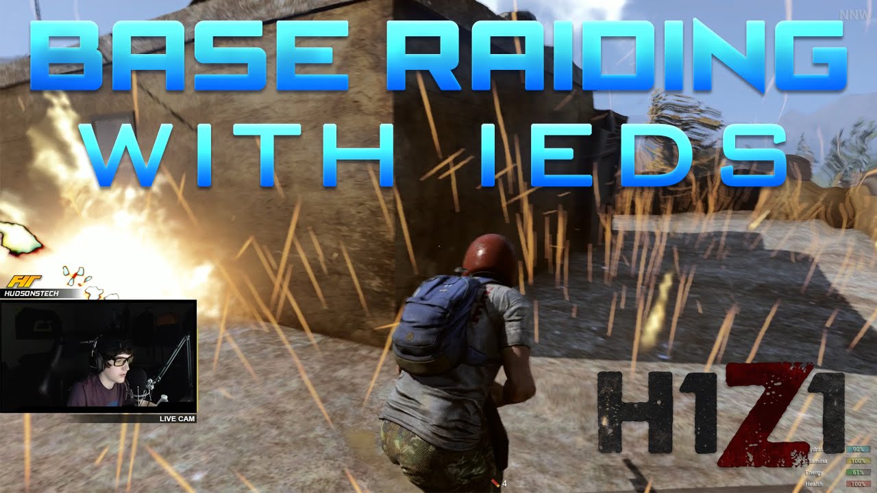 Base Raiding with IED's - H1Z1 - YouTube
