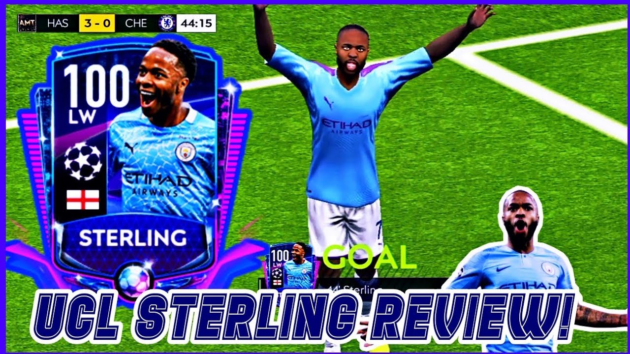 UCL STERLING GAMEPLAY AND REVIEW! HOW GOOD IS HE? FIFA MOBILE 20! - YouTube