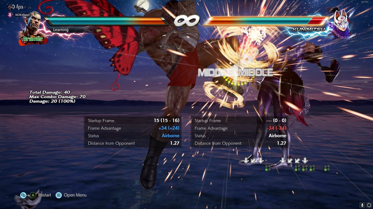 Fahkumram Tiger Knee Loops combo (3x ws3) - YouTube