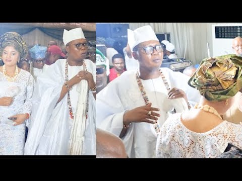 Gani Adams Dances With His Beautiful New Wife On His Birthday, While ...