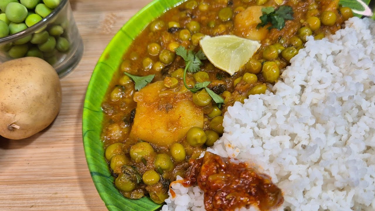Sindhi style aloo matar ki sabzi | Simple matar Aloo Recipe | quick ...