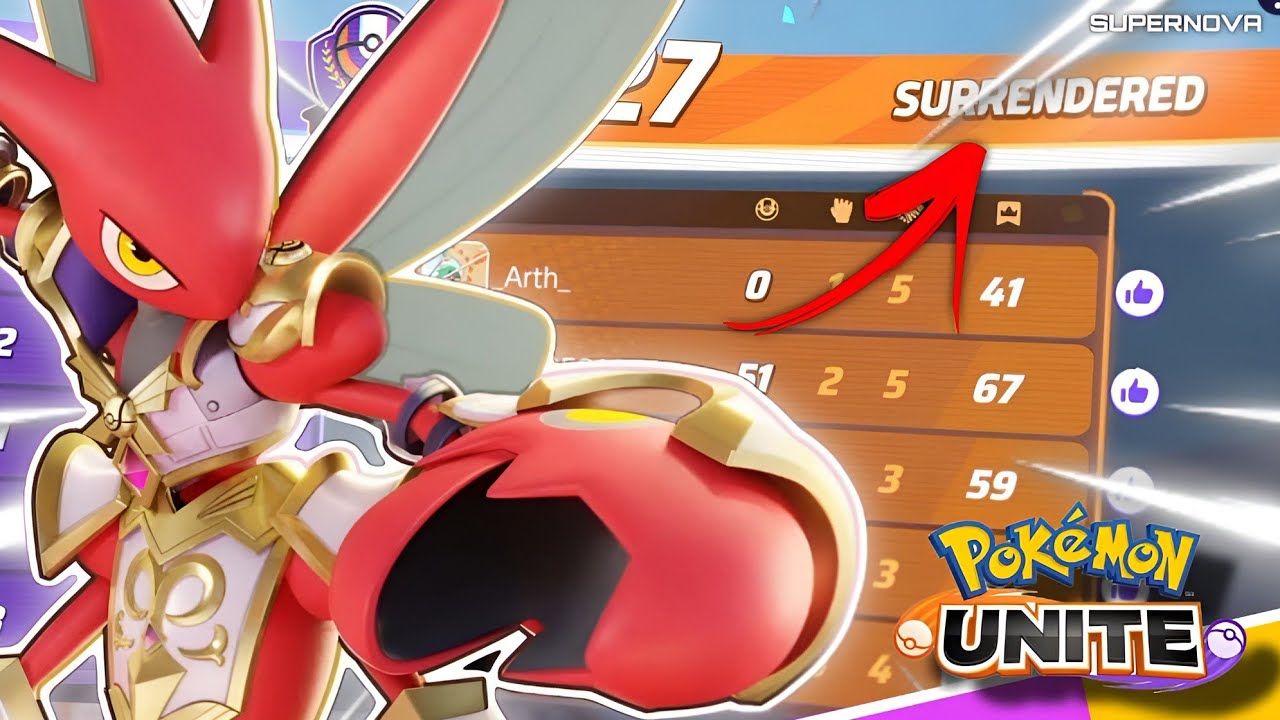 SCIZOR! THE STEEL!!! | POKEMON UNITE SCIZOR GAMEPLAY | POKEMON UNITE ...