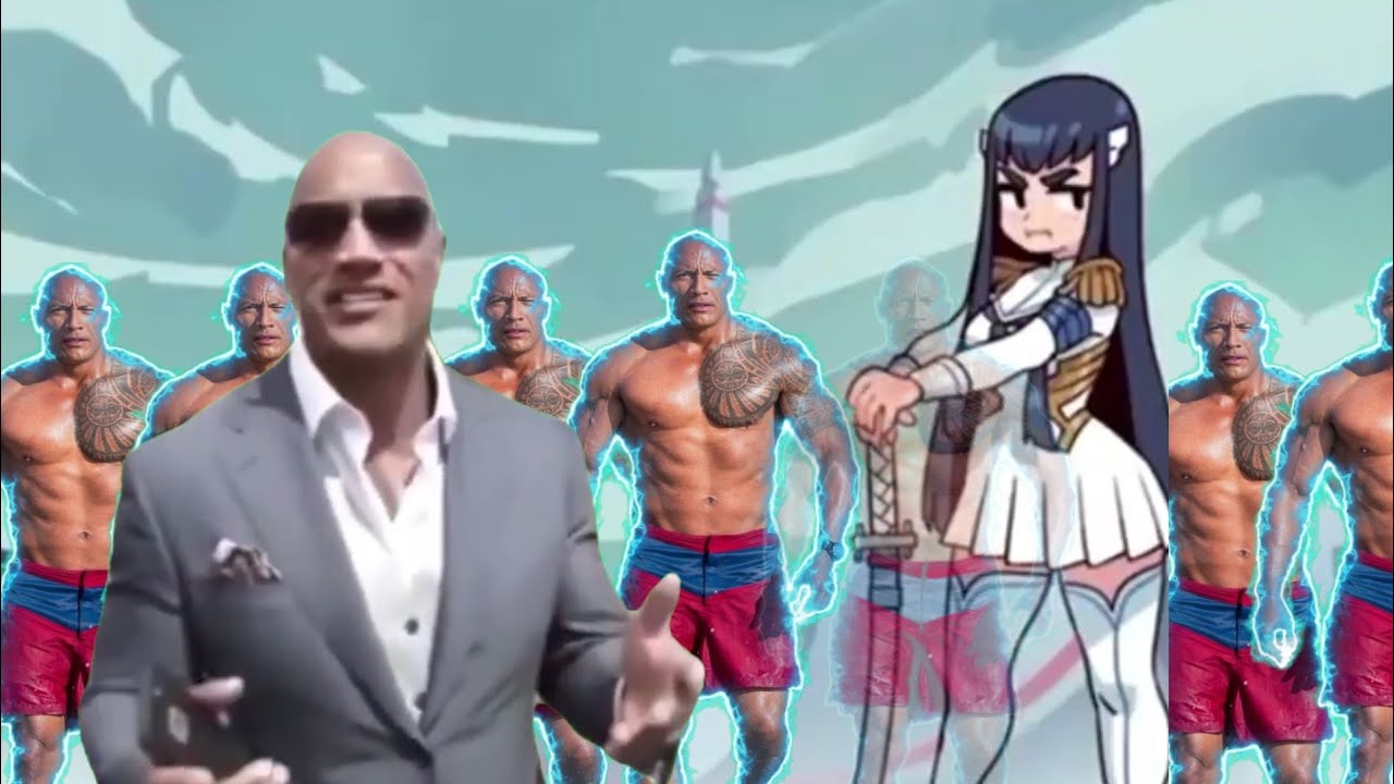 Satsuki asks The Rock for help - YouTube