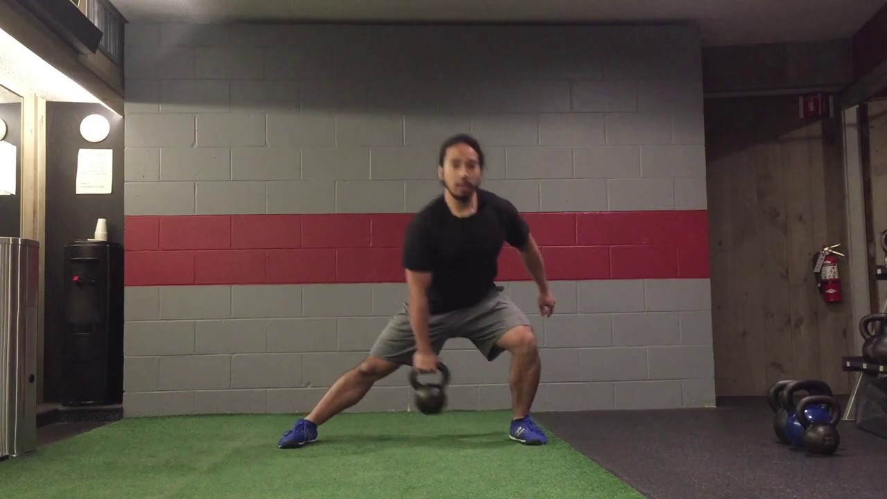 1 Arm Kb Lateral Lunge Youtube