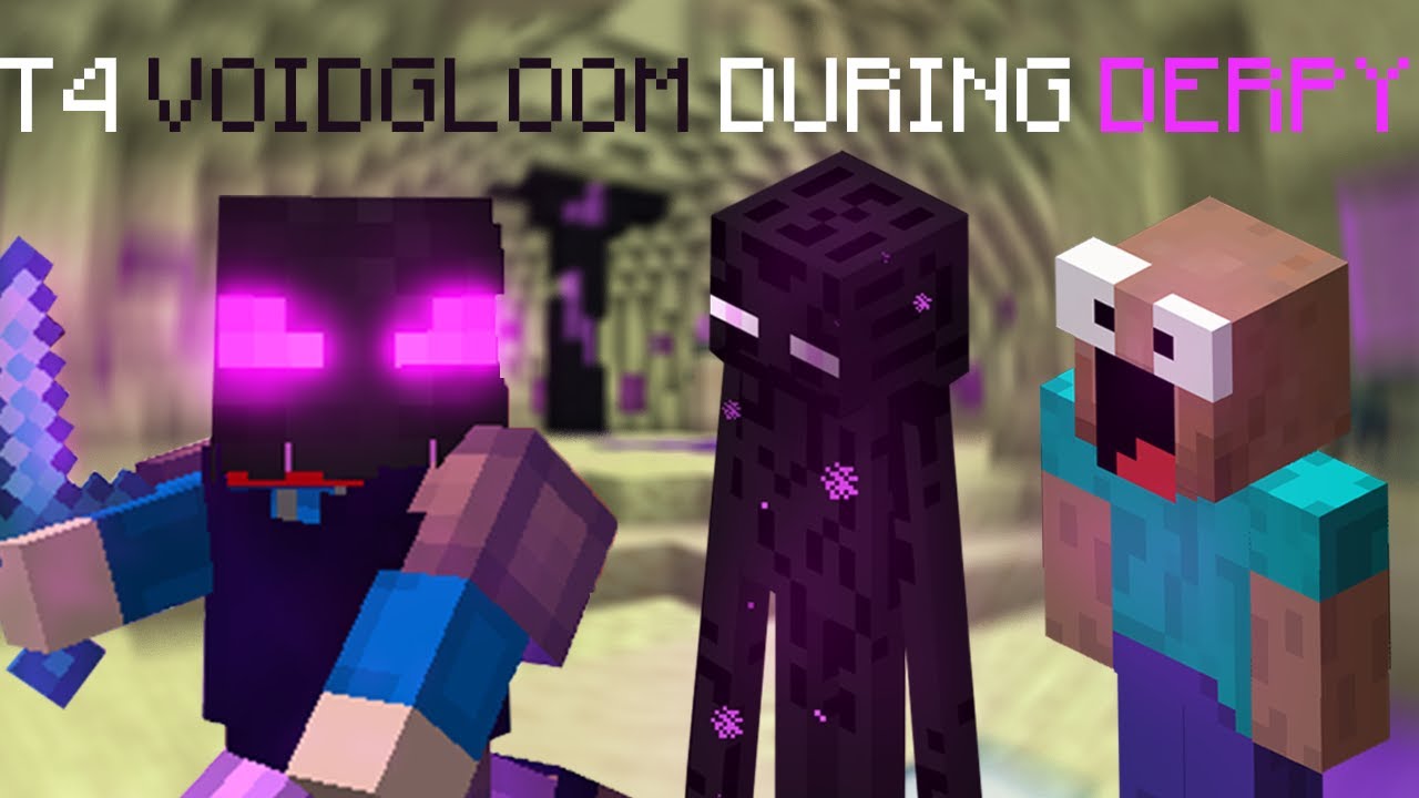 Killing a t4 Voidgloom Seraph during DERPY! | Hypixel skyblock - YouTube