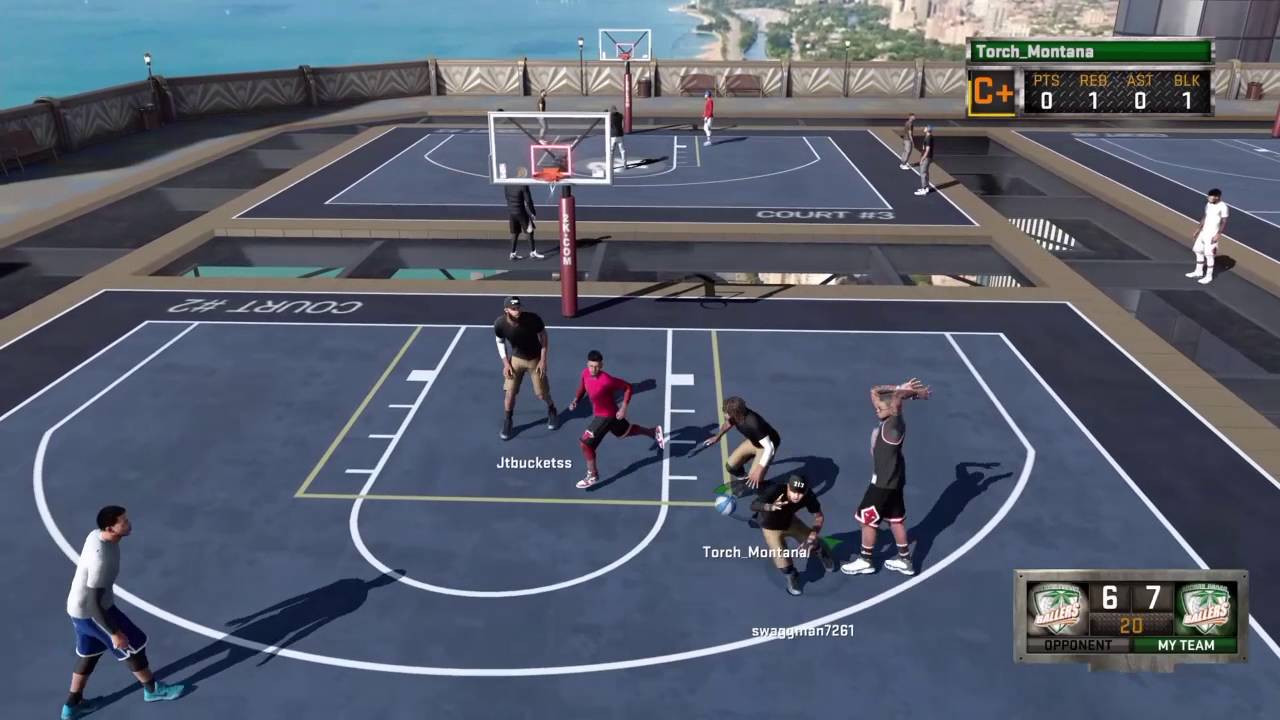 NBA 2K16 MyPark Game Play: Channel Overview/Did he just clear me tho ...
