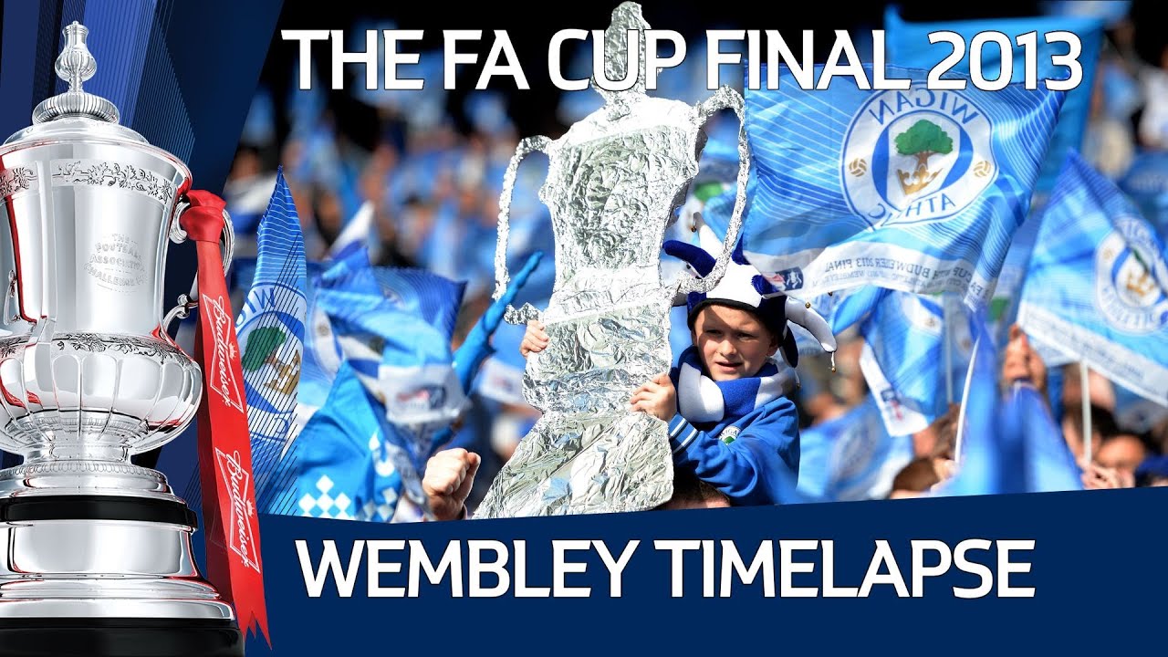 WEMBLEY on FA Cup Final Day: Wigan Athletic vs Manchester City - YouTube