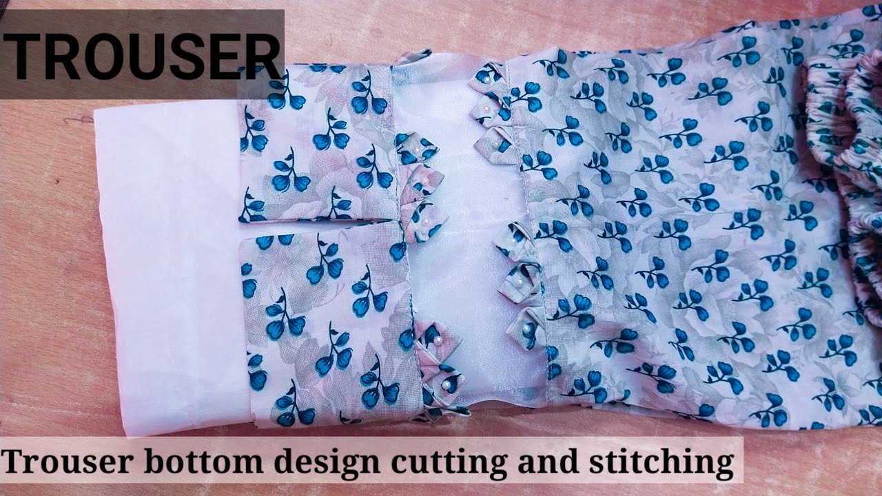 New trouser design cutting and stitching/how to make easy trouser ...