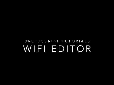 DroidScript Tutorials - WiFi Editor Demo - YouTube