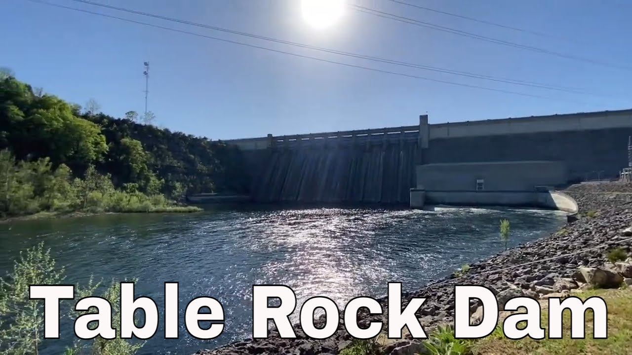 Table Rock Dam Branson Missouri - View From Bottom Of The Dam - YouTube