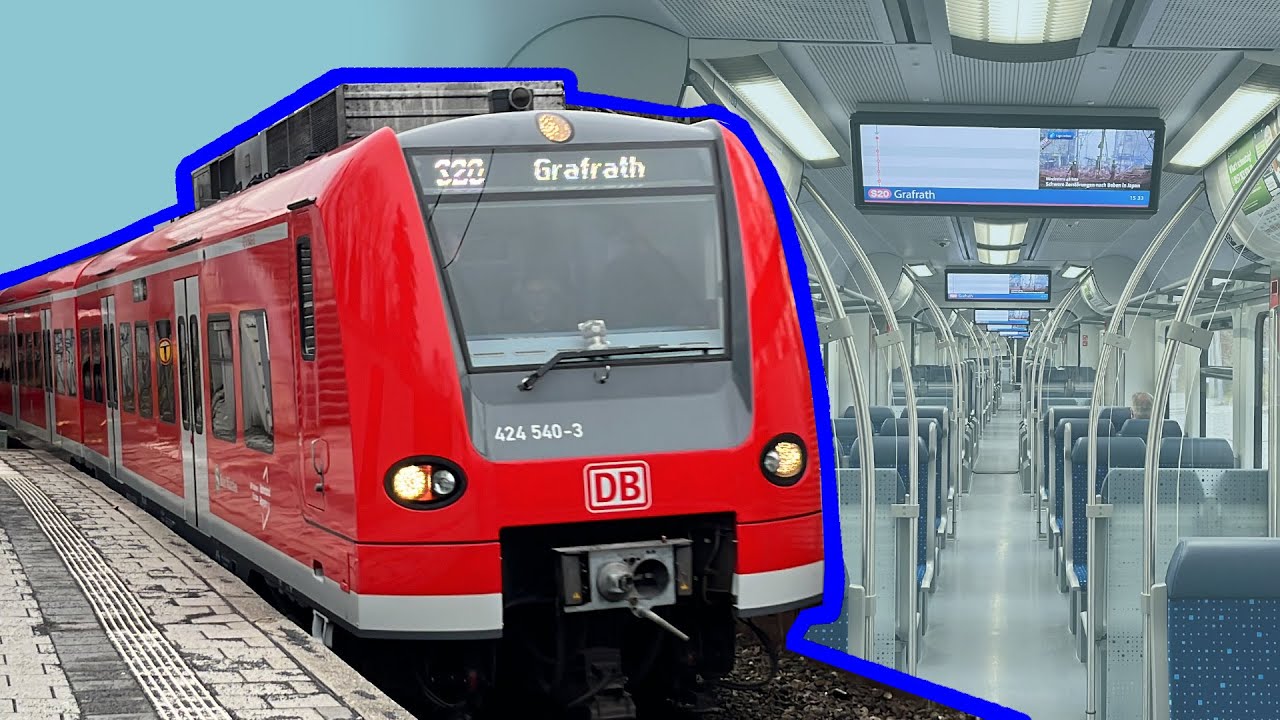 S-Bahn München: BR424 auf der S20 - inkl. Mitfahrt - YouTube