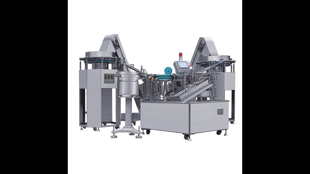 Fully computerized syringe automatic assembly machine, capable of producing 1-50ml syringes ...