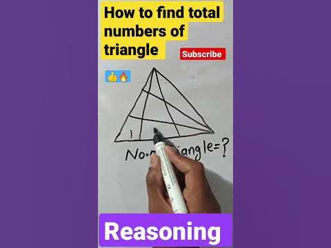 Best trick for counting triangle/ reasoning figure counting #triangle ...