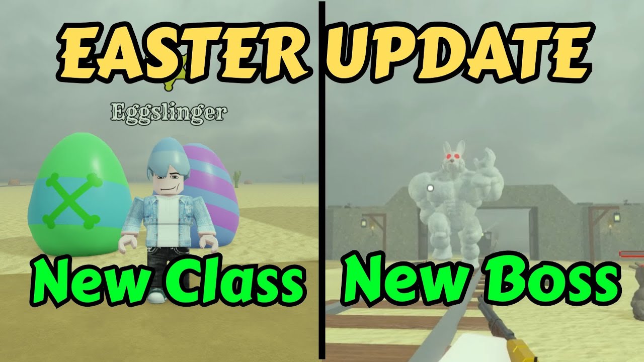 How To Beat Easter Bunny Boss & Get Exclusive Class | Dead Rails ...