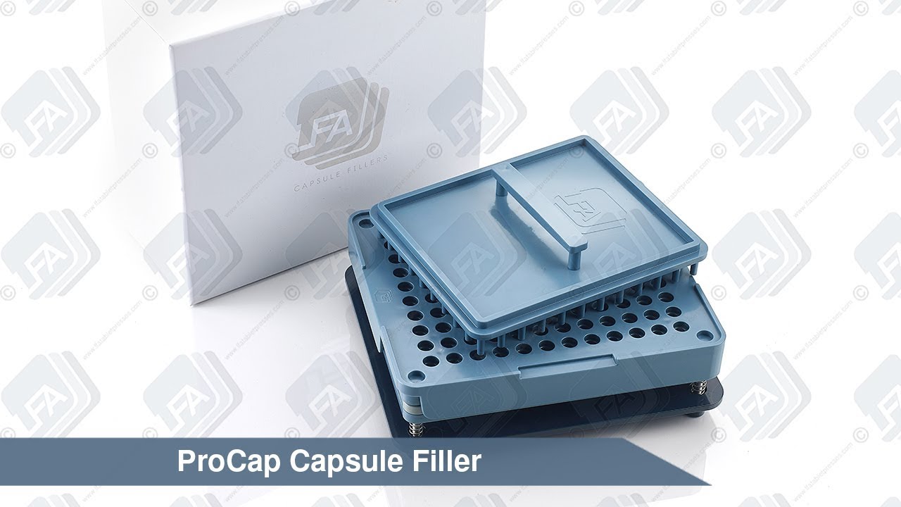 ProCap Capsule Filling Machine - How To Use | LFA Capsule Fillers - YouTube