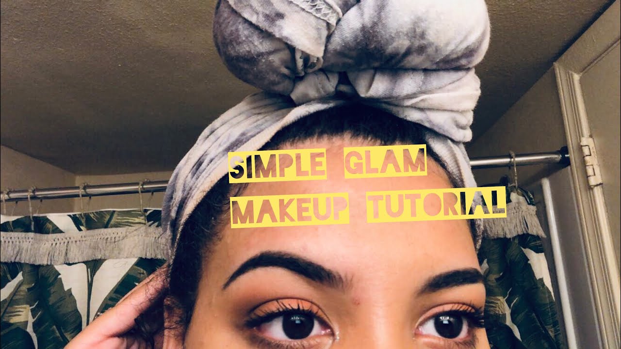 SIMPLE GLAM MAKEUP TUTORIAL! - YouTube