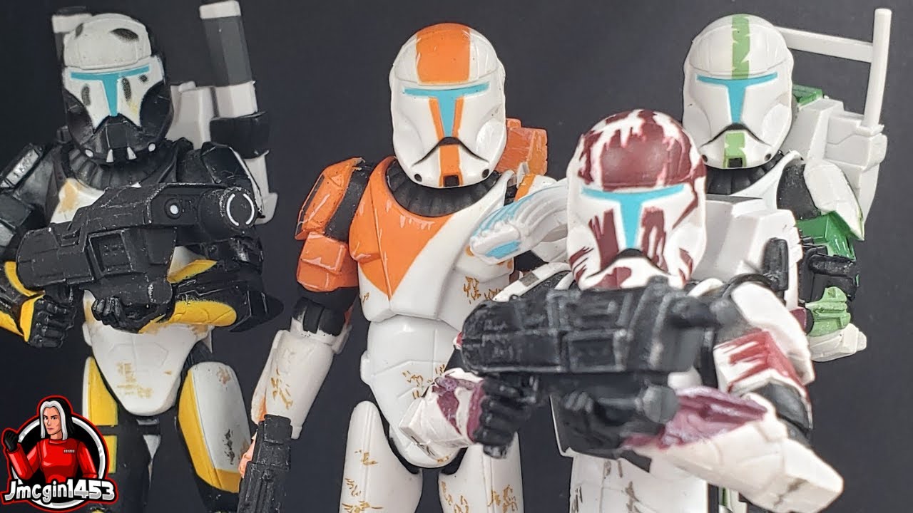 Delta Squad Republic Commandos Star Wars Shadow of the Dark Side TRU ...