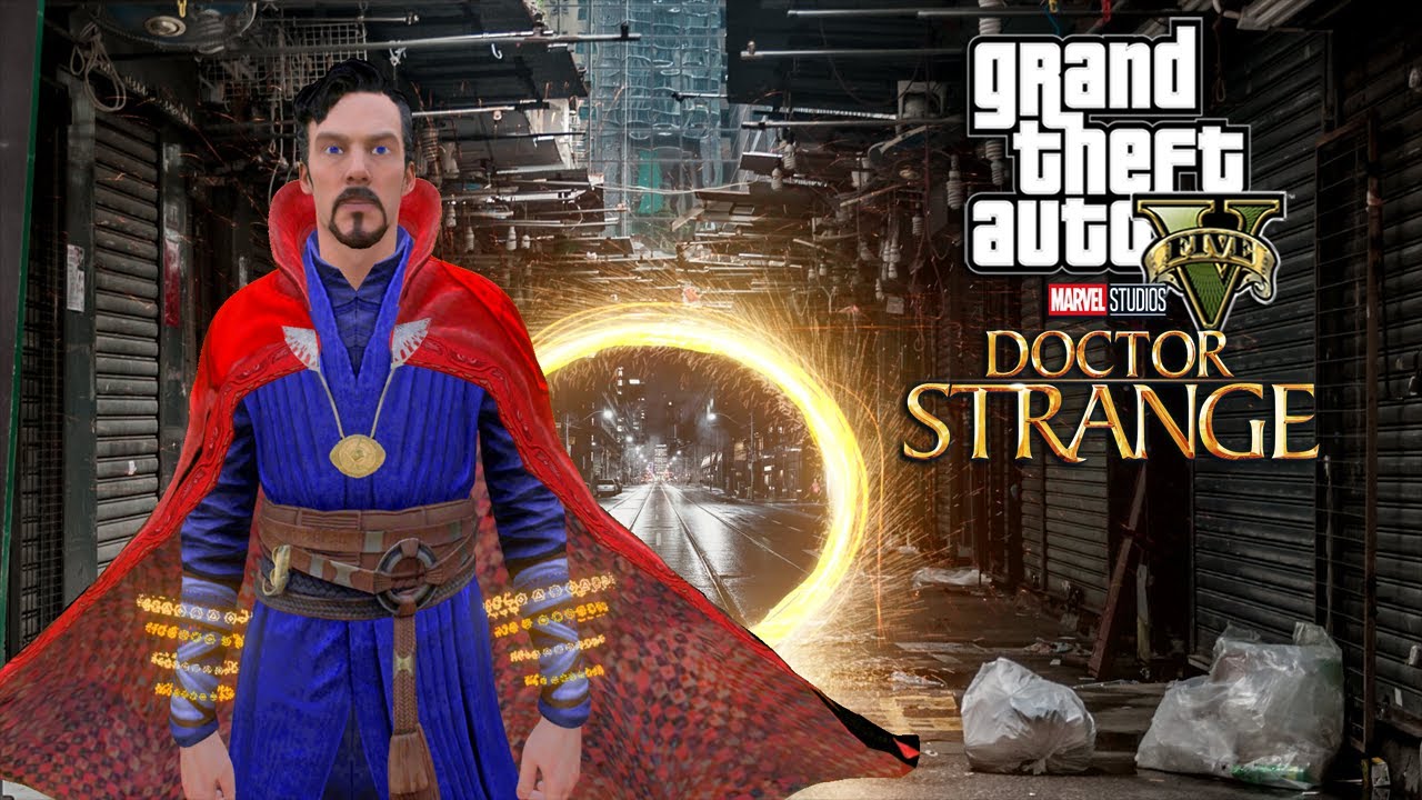 DOCTOR STRANGE 2021 VS STREET CRIMES IN MULTIVERSE MADNESS! (GTA 5 PC ...