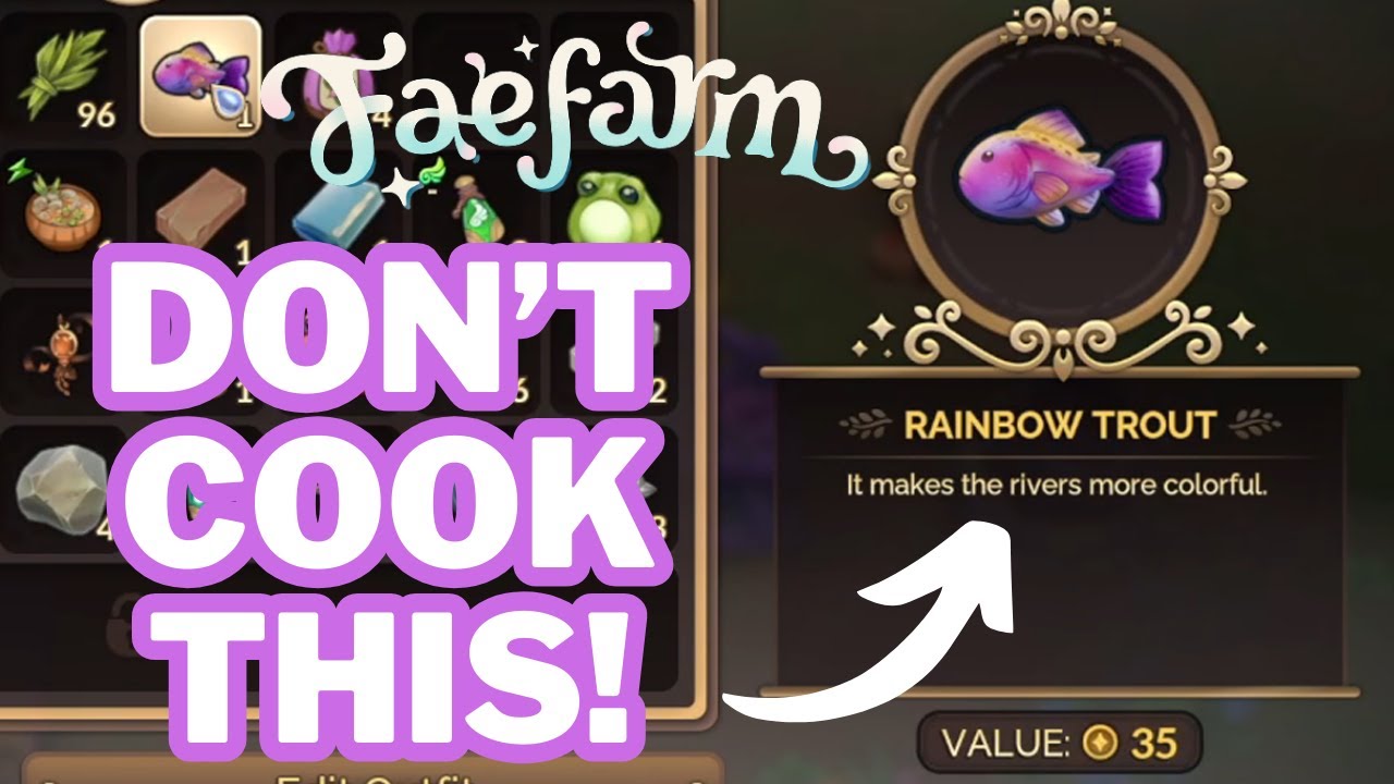 45 MORE Fae Farm tips in under 8 minutes - YouTube