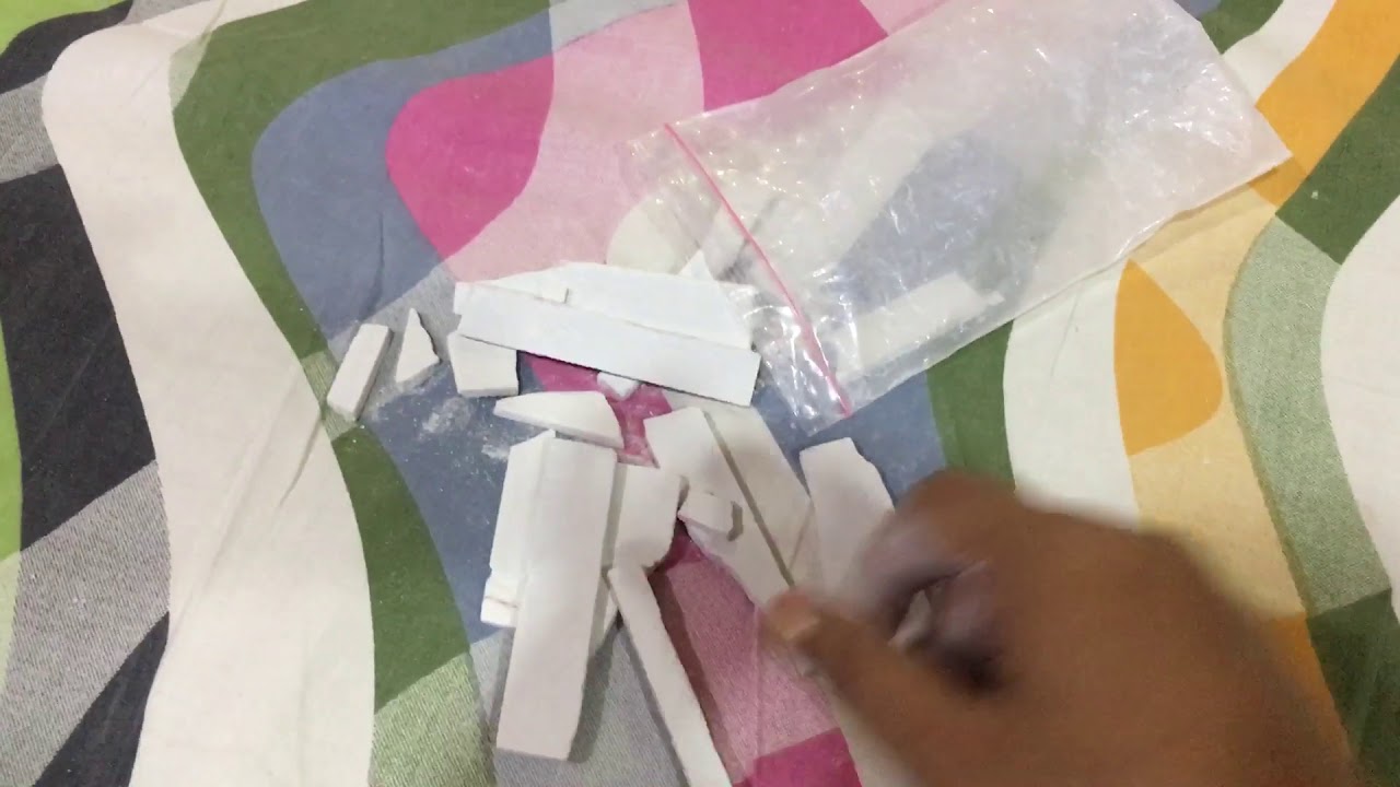 Slate pencil chips - YouTube