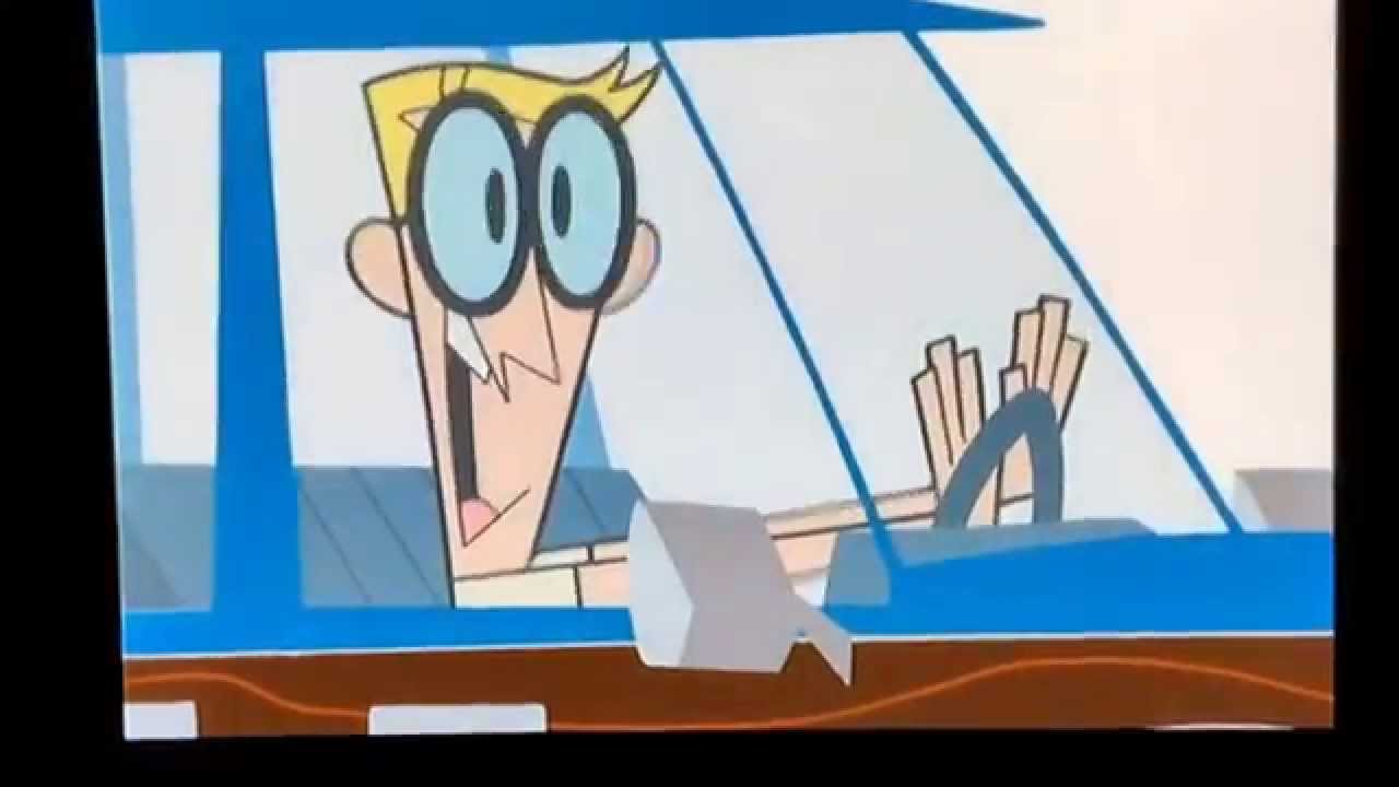 Dexter's dad saw a mouse and scream and reverse his car out of the maze ...