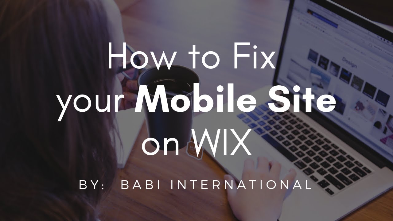 How to Fix Your Mobile Site Using WIX - YouTube