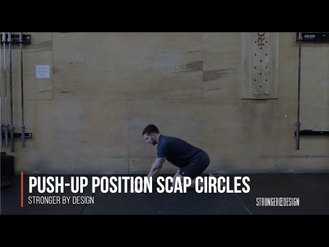 Push-up Position Scap Circles - YouTube