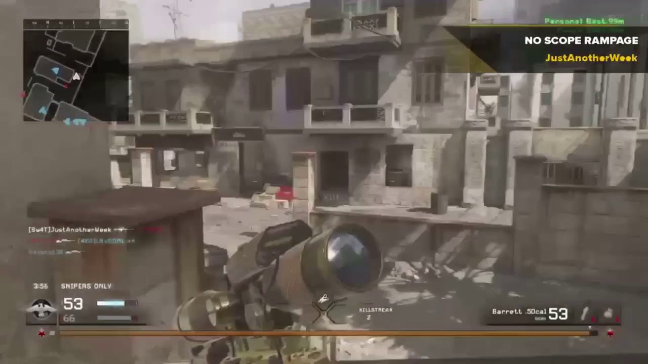 MW Remastered No Scope Rampage - YouTube